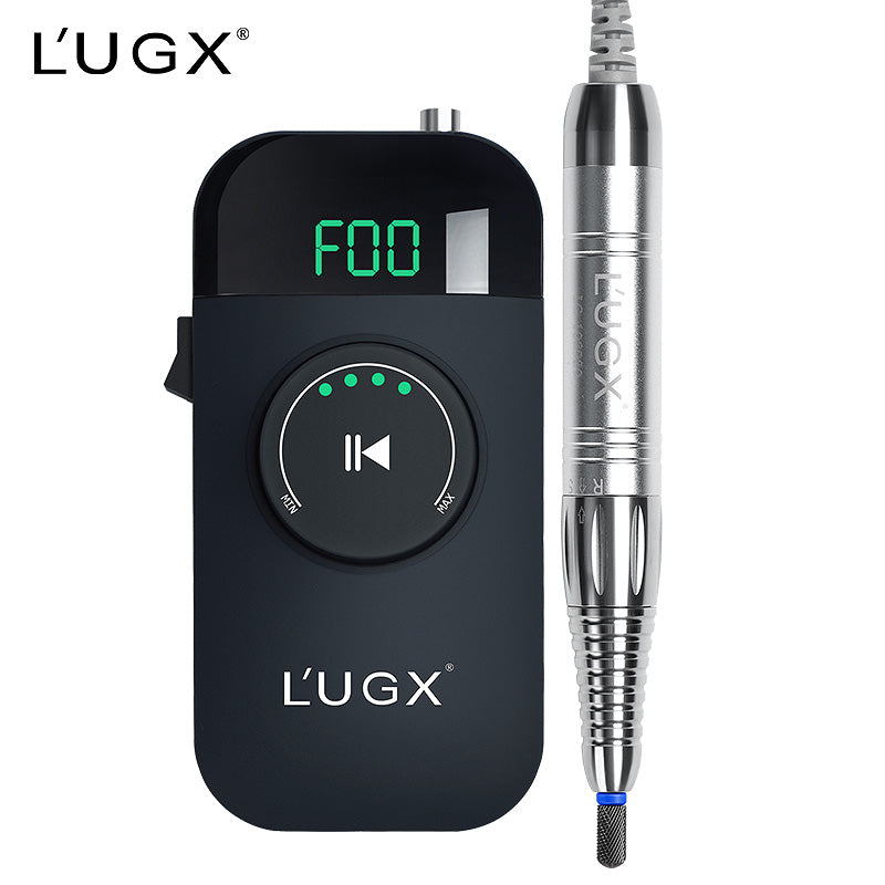 LUGX Brushless E-File/Nail Drill with handpiece stand & premium LUGX d