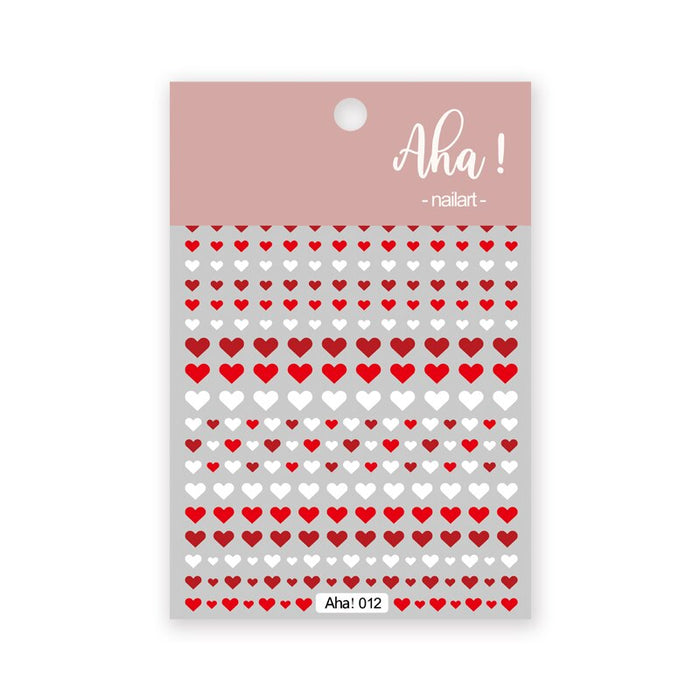 Classic love heart stickers